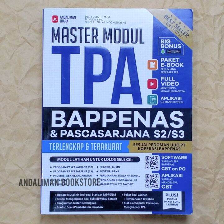 Buku TES TPA-MASTER MODUL TPA BAPPENAS & PASCASARJANA | Lazada Indonesia