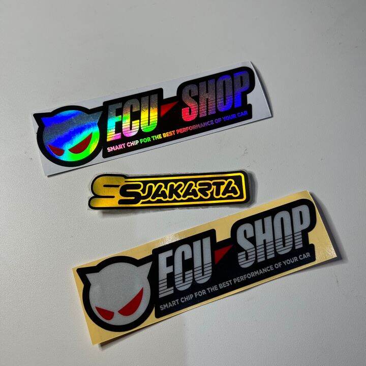 STIKER STICKER ECU SHOP PRINCUTT | Lazada Indonesia