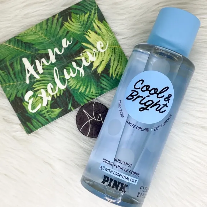 Authentic Victoria's Secret Pink COOL & BRIGHT Body Mist 250ml | Lazada PH