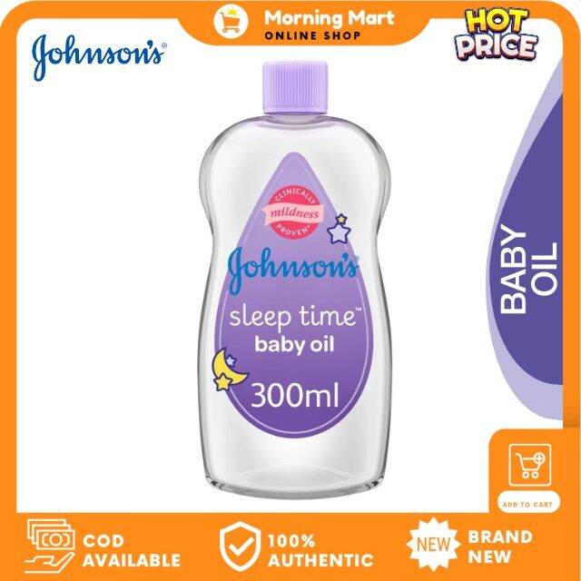 JOHNSON’S® Baby Oil - Sweet Dreams - Sleep Time - 300 ml - Made in ...