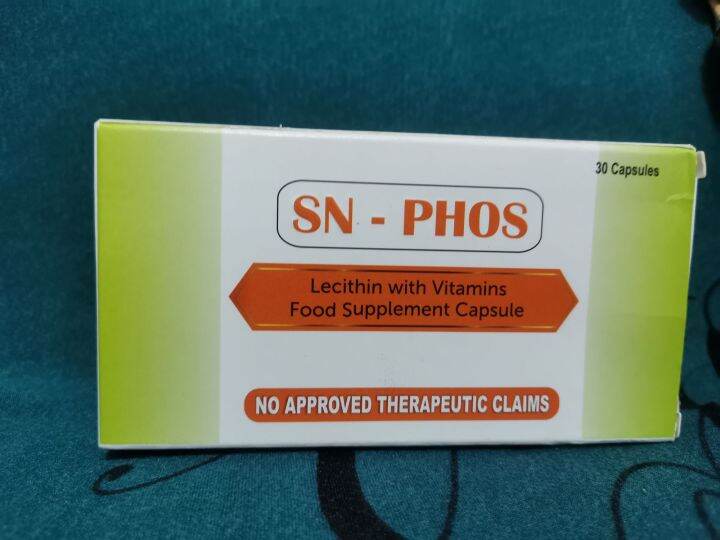 SN-PHOS Phospholipids Food Supplement Capsule (30 pcs) | Lazada PH