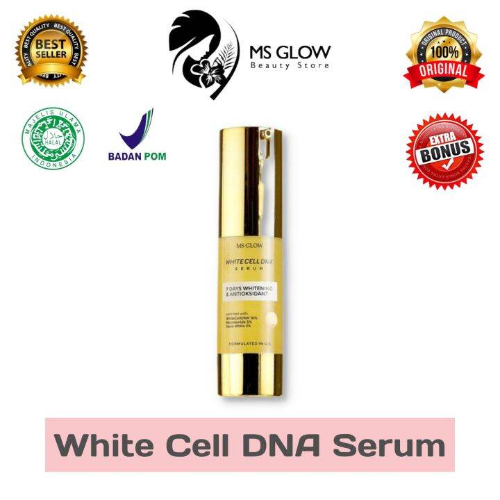 Ms Glow Serum White Cell DNA Original | Lazada Indonesia