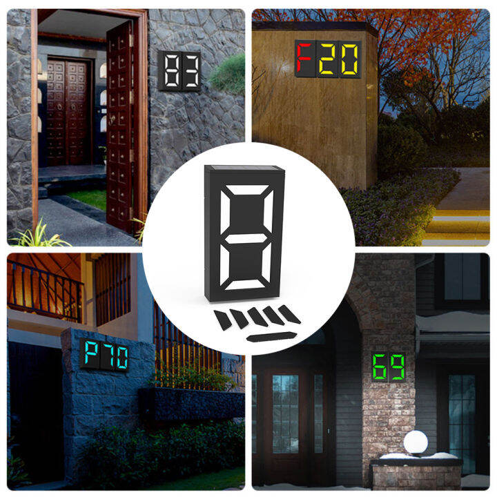 Lampu LED Tenaga Surya Nomor Rumah Pasang Dinding 6 Lampu Bohlam LED ... Lampu LED Tenaga Surya Nomor Rumah Pasang Dinding 6 Lampu Bohlam LED ...
