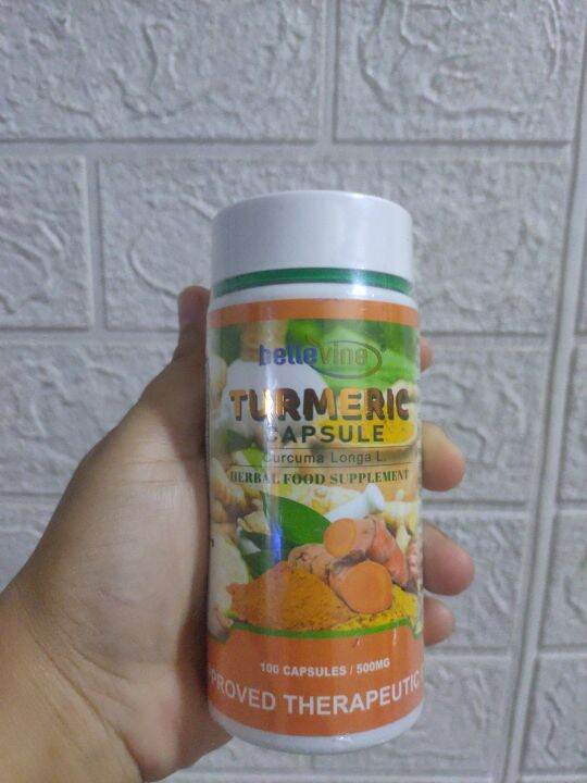 Turmeric Capsule 100 pcs | Lazada PH