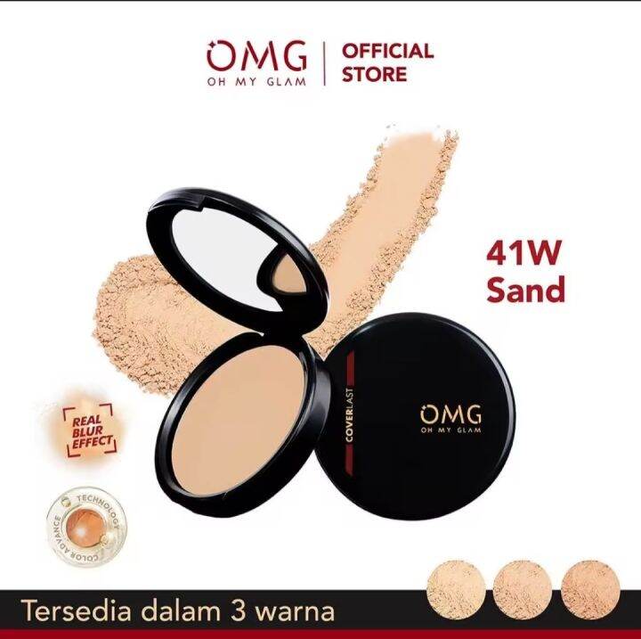 OMG Oh My Glam Converlast Two Way Cake 41W Sand - For Medium To Dark ...