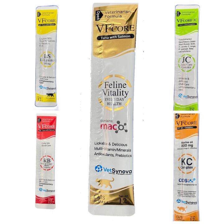 VF+ CORE อาหารแมวเลีย อาหารเสริมสุนัข บำรุงเลือด บำรุงข้อ บำรุงไต ...