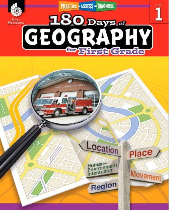 Worksheet 180 Days of Geography with Answer Keys สำหรับชั้นประถมศึกษาปี ...