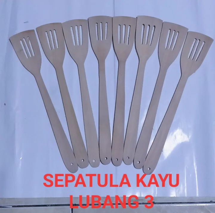 Sepatula Kayu Lobang 3 | Lazada Indonesia