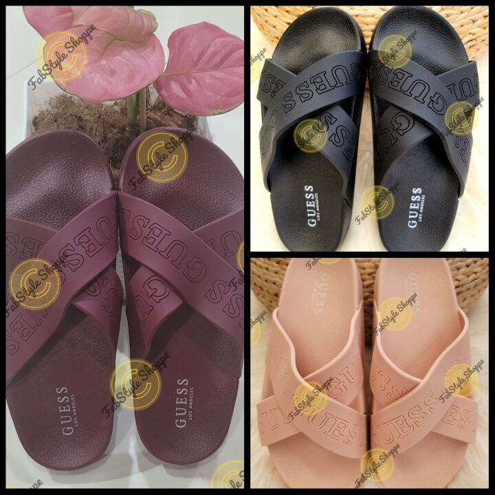 GUESS ALESSIA POOL SLIDES | Lazada PH