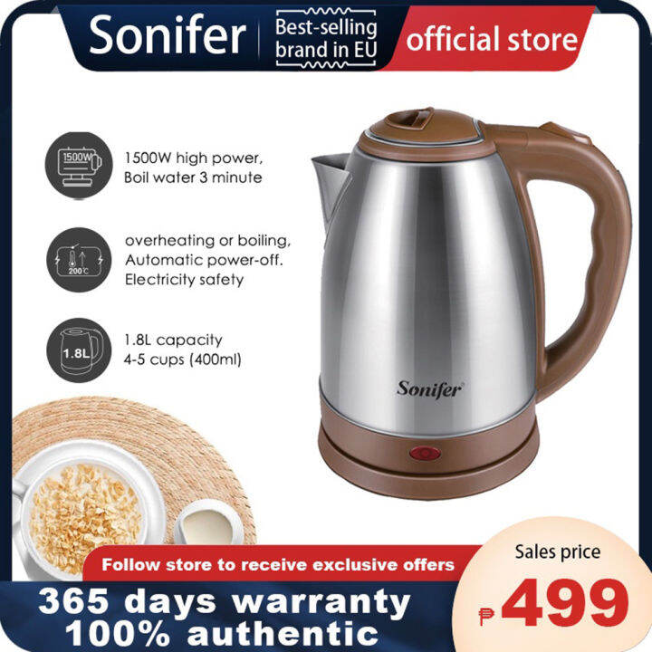 Sonifer Store Stainless Steel Portable Fast, Electric Hot Water Kettle ... Sonifer Store Stainless Steel Portable Fast, Electric Hot Water Kettle ...