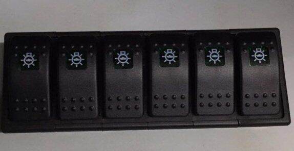 Yacht Waterproof Switch Panel Cab Control Panel, SUV Modification ...