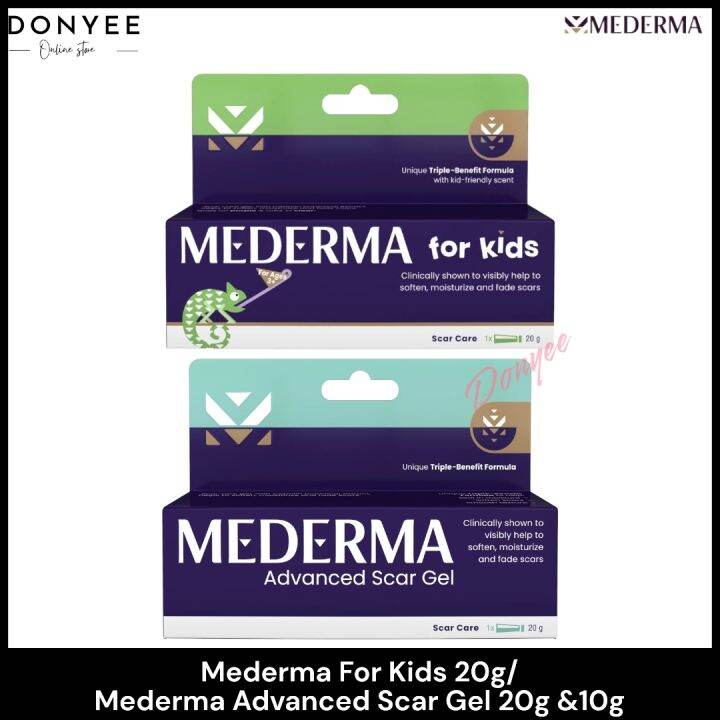 Mederma Advanced Scar Gel 20g & 10g/Mederma For Kids 20g | Lazada