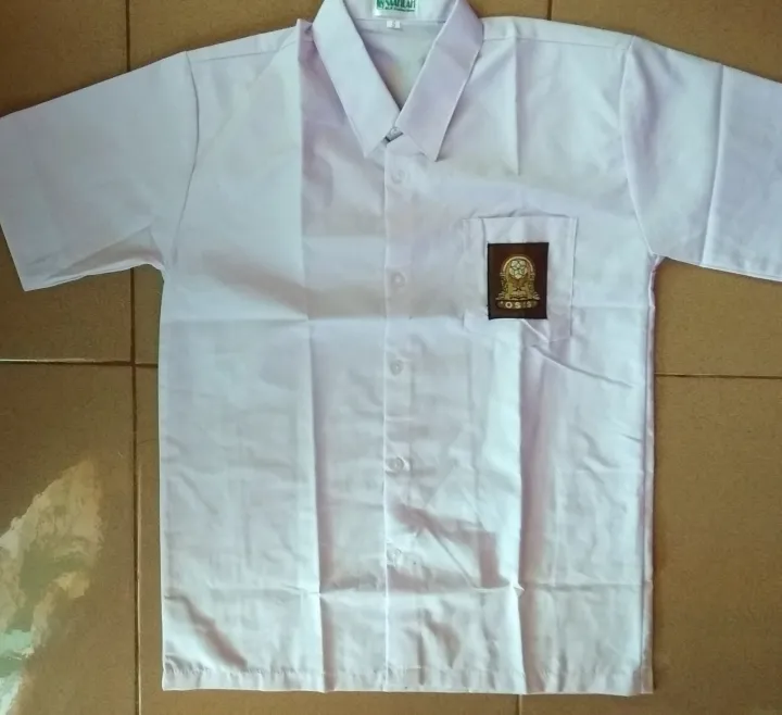 Baju SMA Pendek seragam sekolah putih | Lazada Indonesia