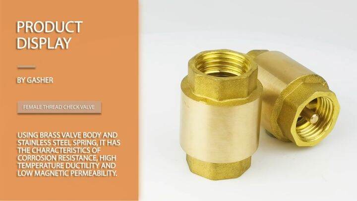 Brass Female Thread Check Valve BRASS FOOT VALVE W/ SCREEN Brass Non ...