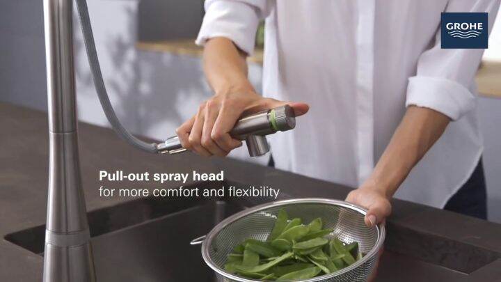 GROHE Zedra SmartControl Kitchen Sink Mixer | GROHE SmartControl ...