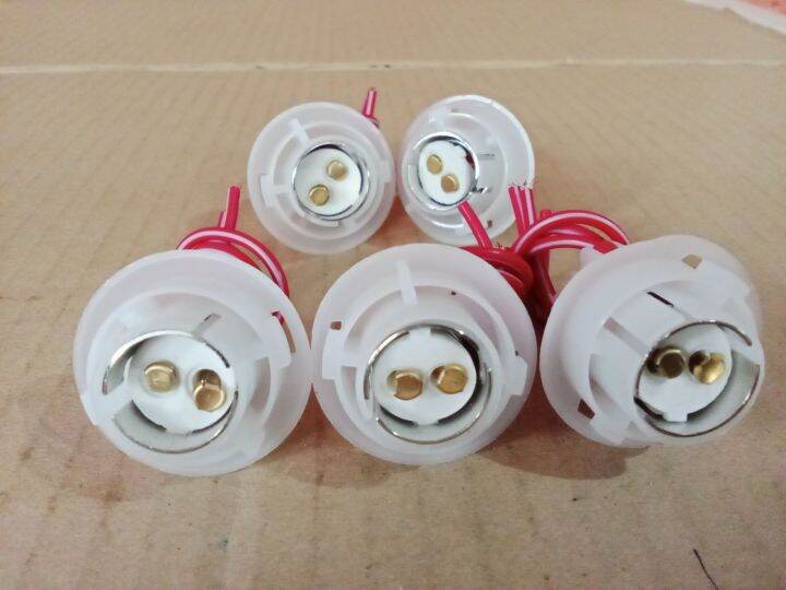 TAIL LIGHT BULB SOCKET DOUBLE CONTACT CERAMIC ( SOLD PER PIECE ...