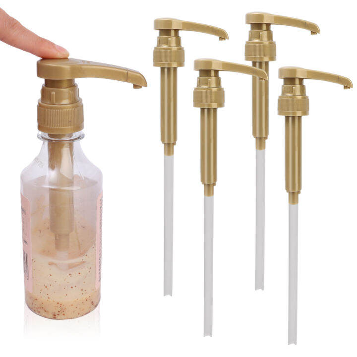Universal Oyster Sauce Pump Head Pressurized Nozzle Head Syrup Pump Head Bottle Press Pump ...