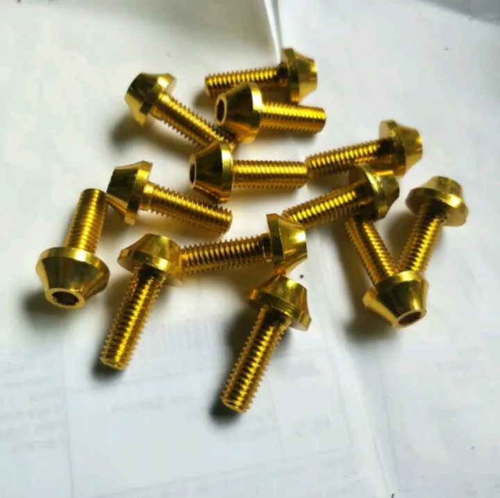 Baut probolt gold ukuran 8 L probolt drat halus | Lazada Indonesia