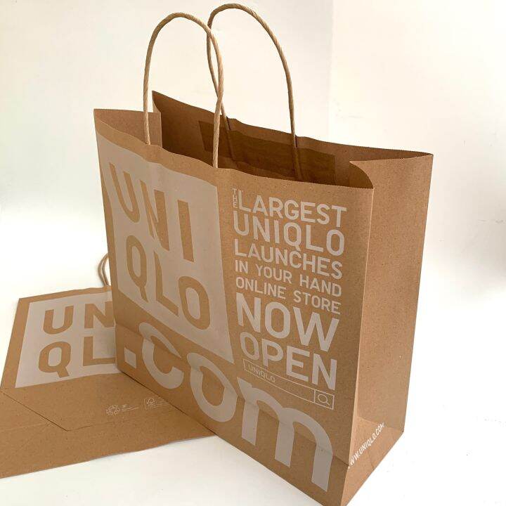 Paperbag | kantong belanja UNIQLO ORIGINAL | Lazada Indonesia