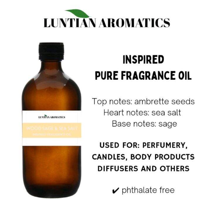 Wood Sage & Sea Salt Fragrance Oil Candle Diffuser Humidifier Soap ...