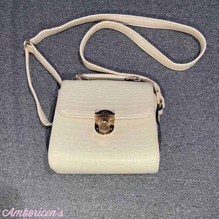 PRELOVED BRAVISSIMO STRUCTURED MINI-SLING 2-WAY BAG | Lazada PH