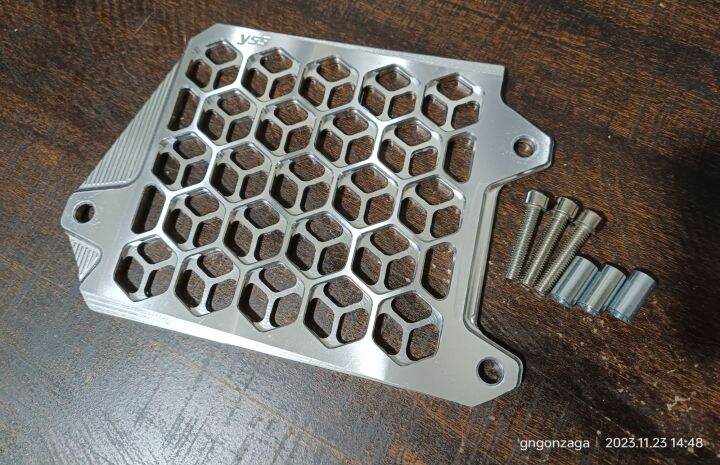 CNC RADIATOR COVER 5mm HONDA CLICK V1 V2 V3 ADV150 AIRBLADE 150 PCX 150 ...