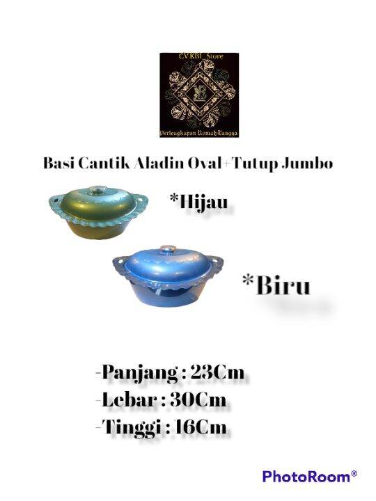 Tempat sayur cantik Tempat sayuran aladin oval jumbo | Lazada Indonesia