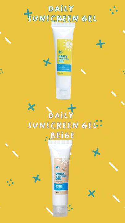Larissa Daily Sunscreen Gel Beige SPF 50 + Dengan Triple Protection (UVA+UVB+Blue Light ...
