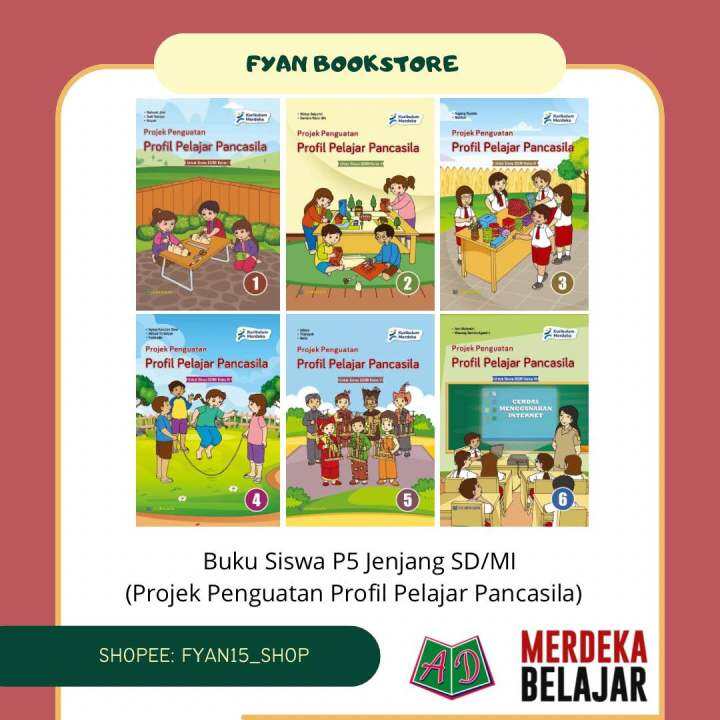 Fyan Book Store: Buku Teks Siswa P5 AD Jenjang SD/MI, Buku Projek ...