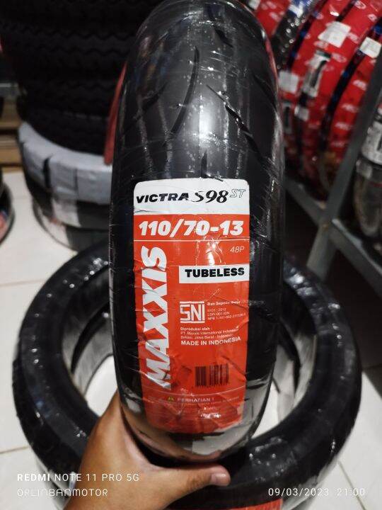 Ban Maxxis Victra 110/70-13 Tubles - Ban Depan Yamaha Nmax Old/Ban ...