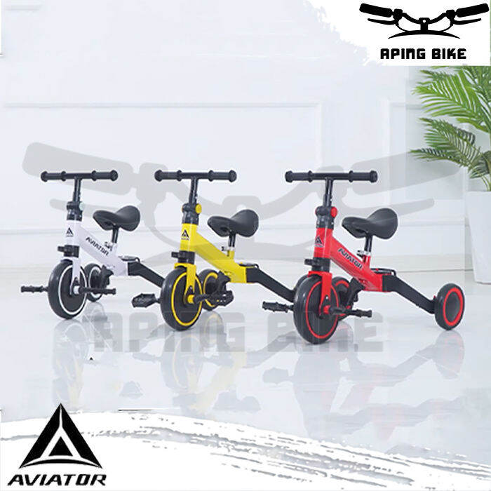 Tricycle Aviator AT-7905 Sepeda Anak Roda Tiga Push Bike Balance Bike ...