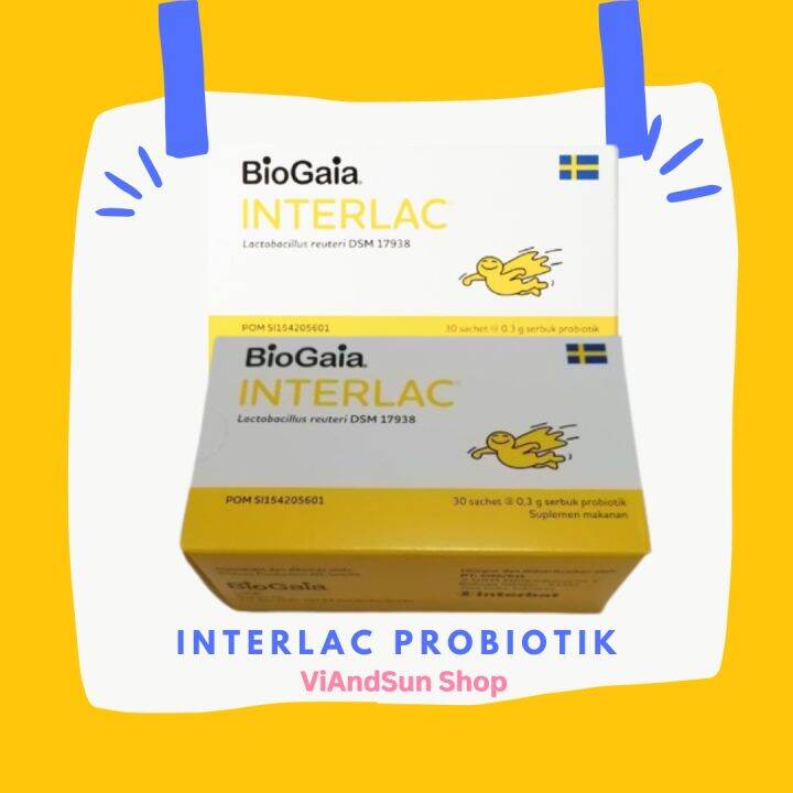 Interlac Probiotic Powder Serbuk Sachet - isi 30 sachet - Interlac ...