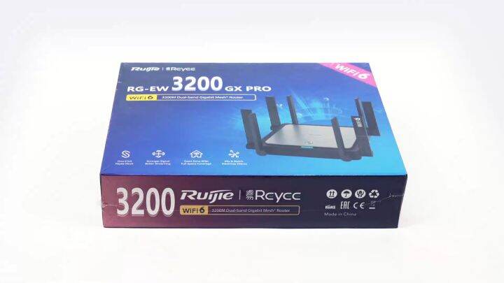 Reyee RG-EW3200GX PRO 3200M Wi-Fi 6 Dual-band Gigabit Mesh Router ...