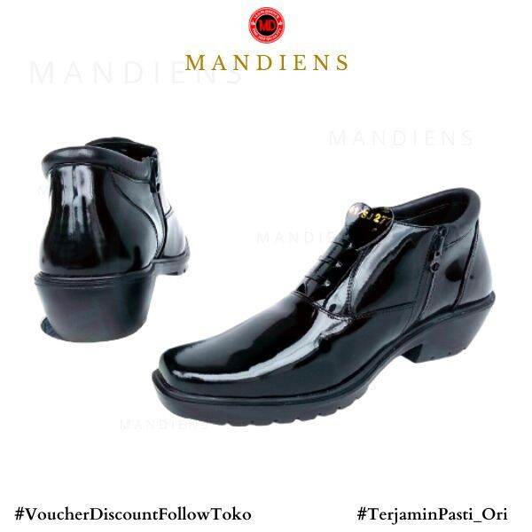 Mandiens - Sepatu Boot Pria Pdh Ceko Polisi TNI Kulit Export Quality ...