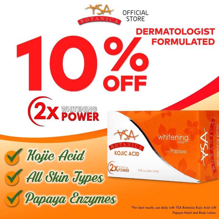 YSA Botanica Kojic Acid Soap 100g | Lazada PH