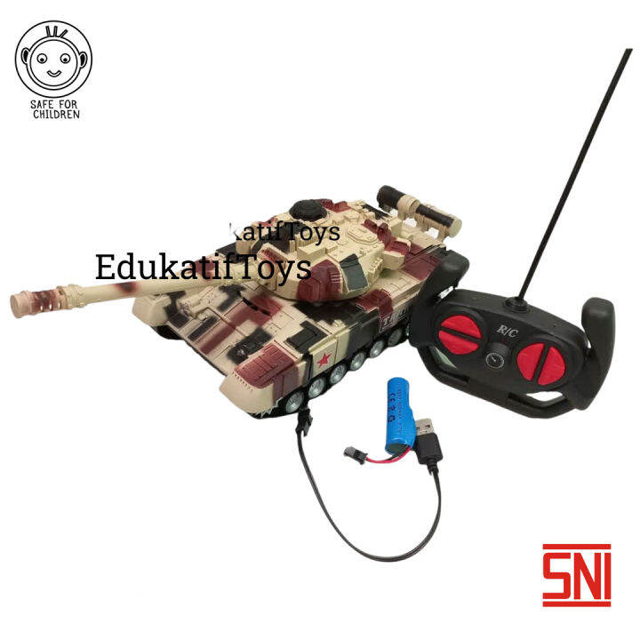 Mainan RC Tank Remote Control Model Tank | Lazada Indonesia