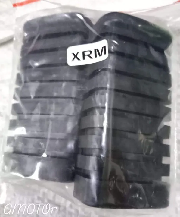 Foot Rest XRM Motorcycle Black Color Pair Made Of Quality Rubber ...