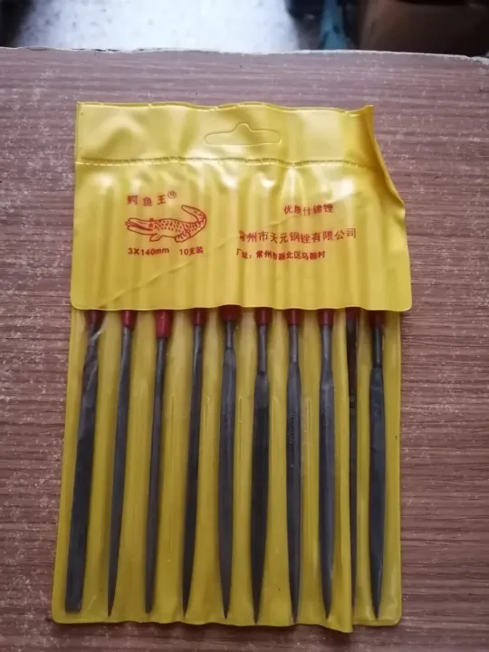 kikir set mini 10 pcs crocodile kikir pagar kikir besi kikir emas ...