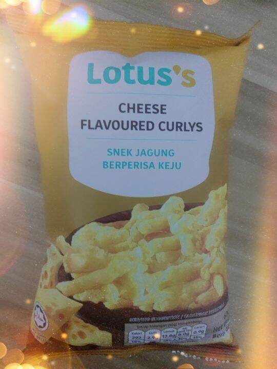 Lotus's Cheese Flavoured Curlys/ Snek Jagung Perisa Keju 60g | Lazada