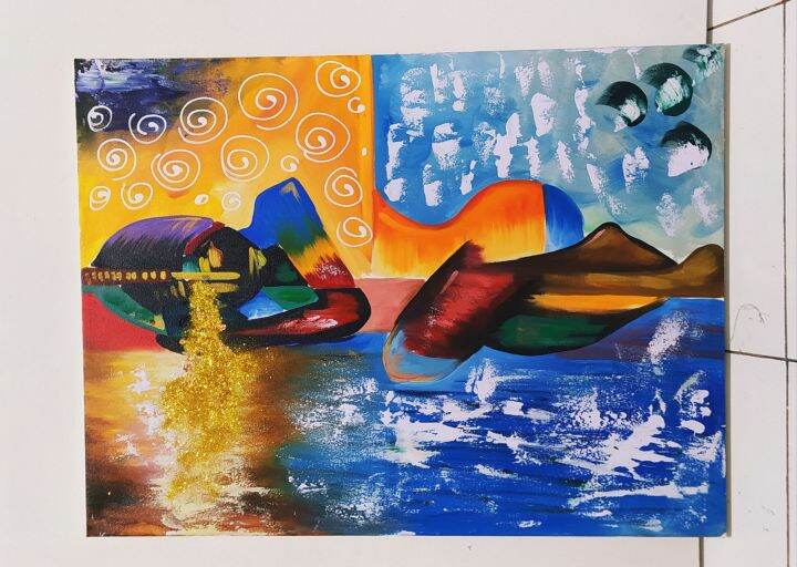 lukisan abstrak eropa | Lazada Indonesia