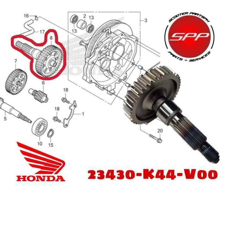 Honda GEAR COMP, FINAL (45) Beat Fi V2 | Lazada PH