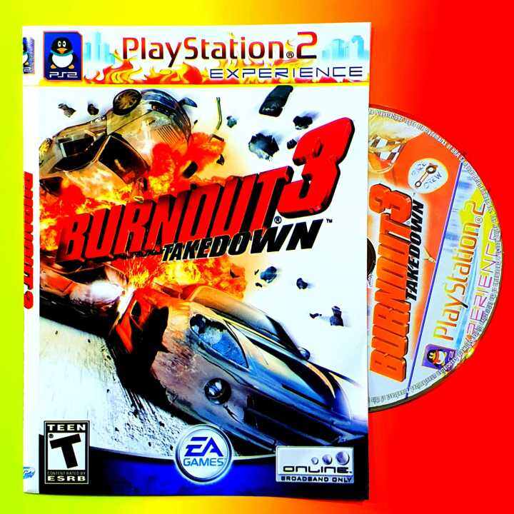 KASET VIDEO GAME PS2 PLAYSTATION 2 BALAP MOBIL BURNOUT | Lazada Indonesia