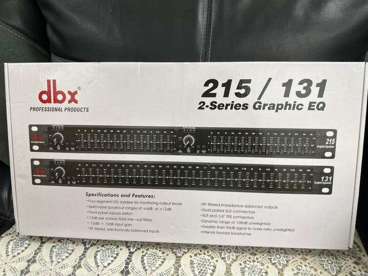 Original DBX EQ 215 /131 Equalizer DUAL 15 Band Graphic | Lazada PH