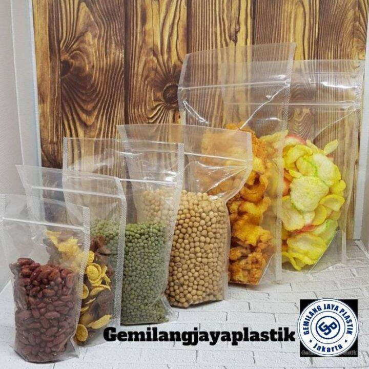 Standing Pouch Double Seal 9x15 10x17.6 12x20 14x22 / Plastik kemasan ...