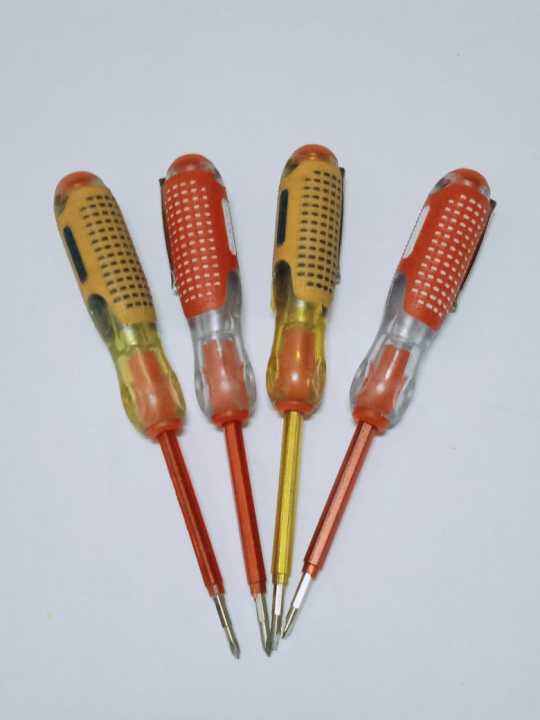 OBENG TESPEN LISTRIK BOLAK BALIK EV-206(-) (+) | Lazada Indonesia