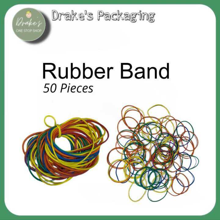 Rubber Band | Lastiko | Goma 50 Pcs Per Sold By Drakes Packaging ...