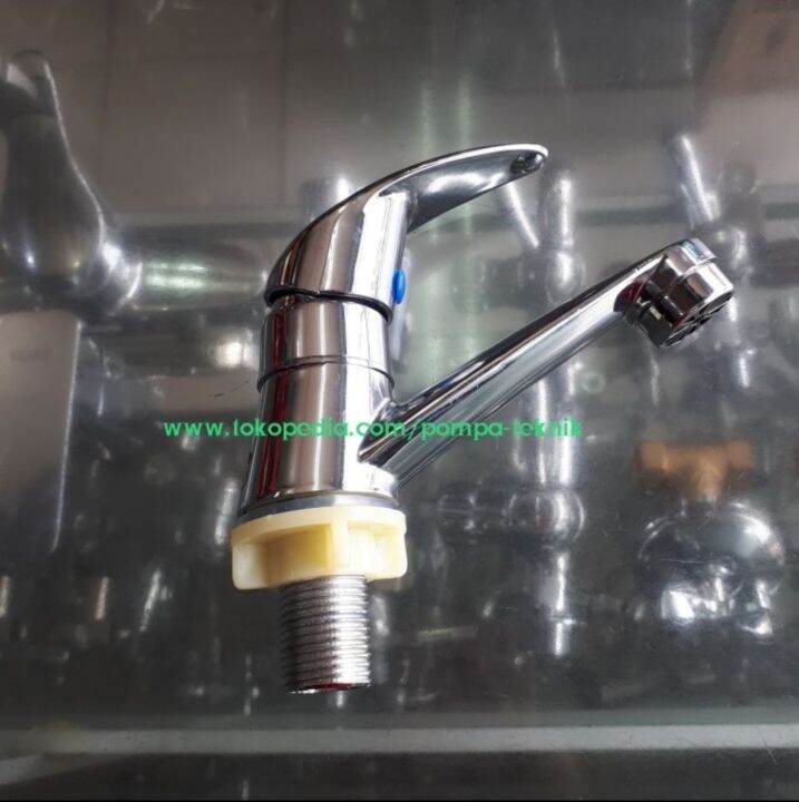 Kran Wastafel Chrome/Keran Murah Berkualitas/Kran Wastafel Tanam Keran ...