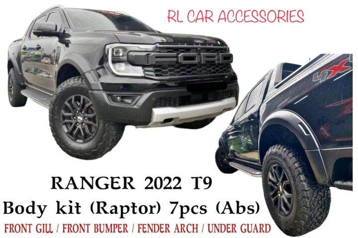 Ford ranger T9 2022 2023 2024 Raptor ABS bodykit body kit front bumper ...
