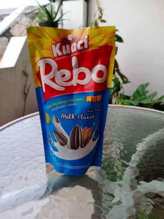 kuaci rebo rasa milk flavor (150gr) harga murah dan enak | Lazada Indonesia