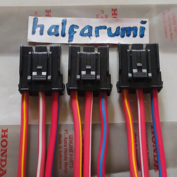 Soket acg, soket connector ACG stater 3 pin Honda Vario 125, vario 150, ADV 150, PCX 150 ...